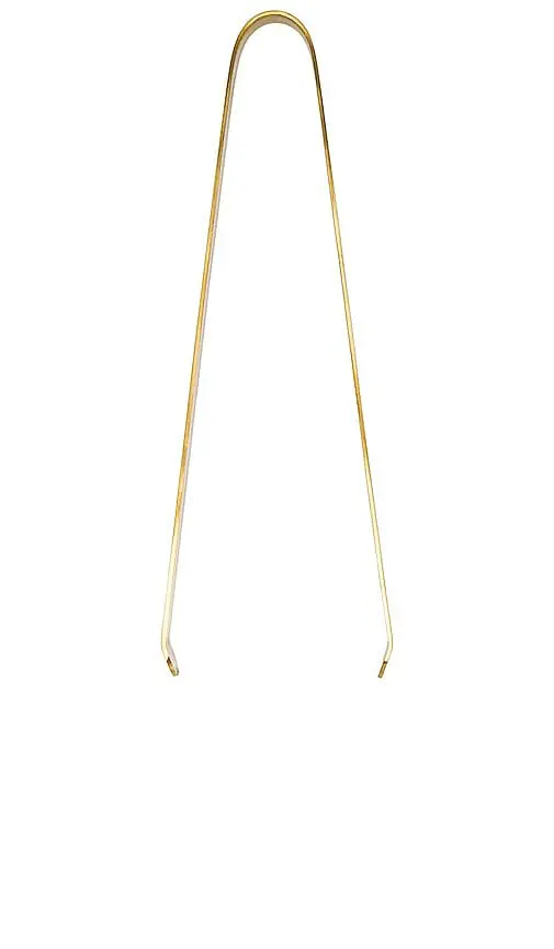 HAWKINS NEW YORK Simple Ice Tongs In Metallic Gold