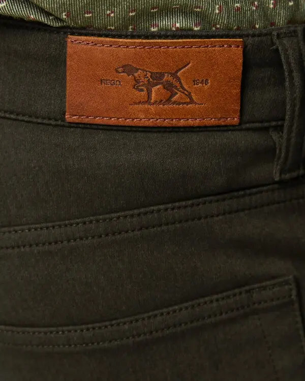 Rodd & Gunn Motion Melange Straight Fit Jeans - Bayleaf