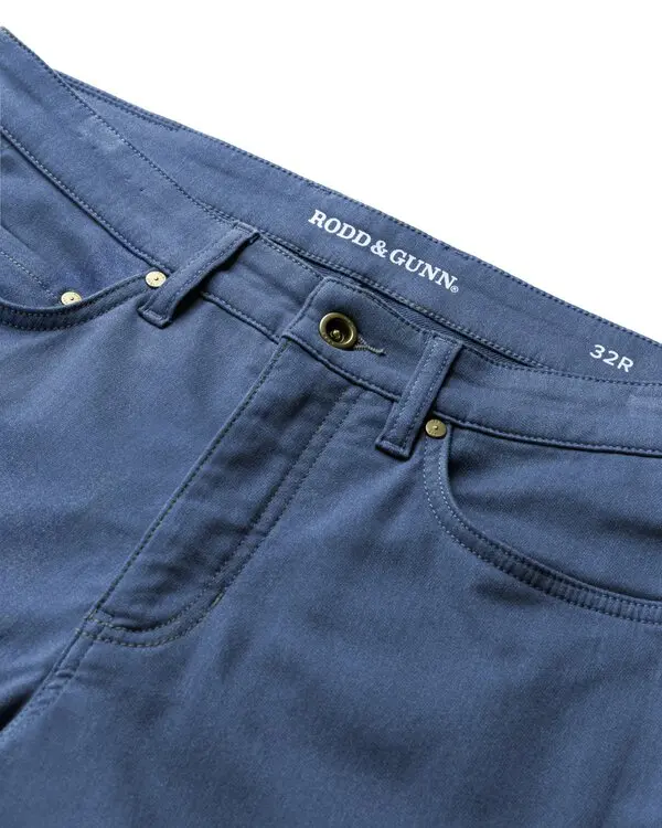 Rodd & Gunn Motion Melange Straight Fit Jeans - Denim