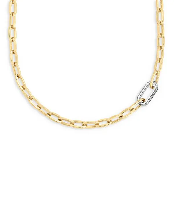 Roberto Coin 18k Yellow Diamond Oro Classic Necklace - Gold