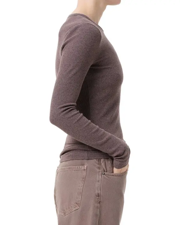 AGOLDE Delphi Slim Tee - Ceramic