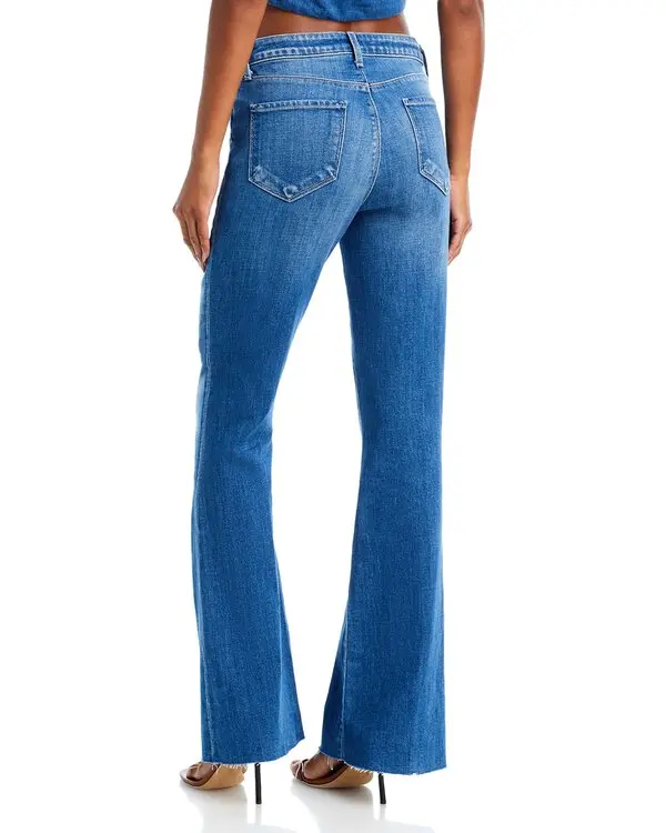 L'Agence Sera Mid-rise Flare Jeans - Bordello