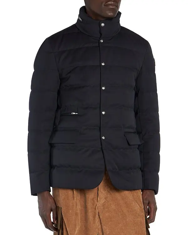 Moncler Bess Down Blazer Jacket - Navy