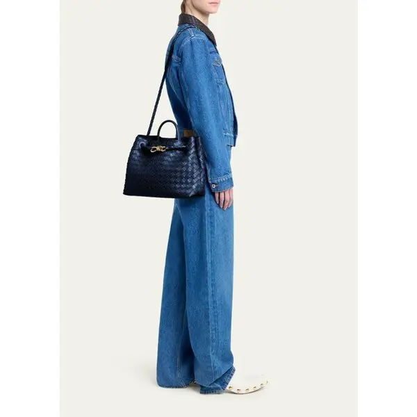 Bottega Veneta Andiamo Top-handle Bag - Midnight