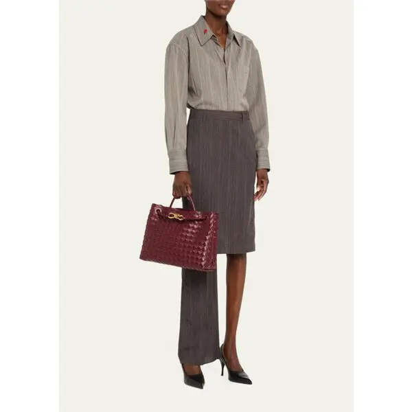 Bottega Veneta Andiamo Top-handle Bag - Midnight