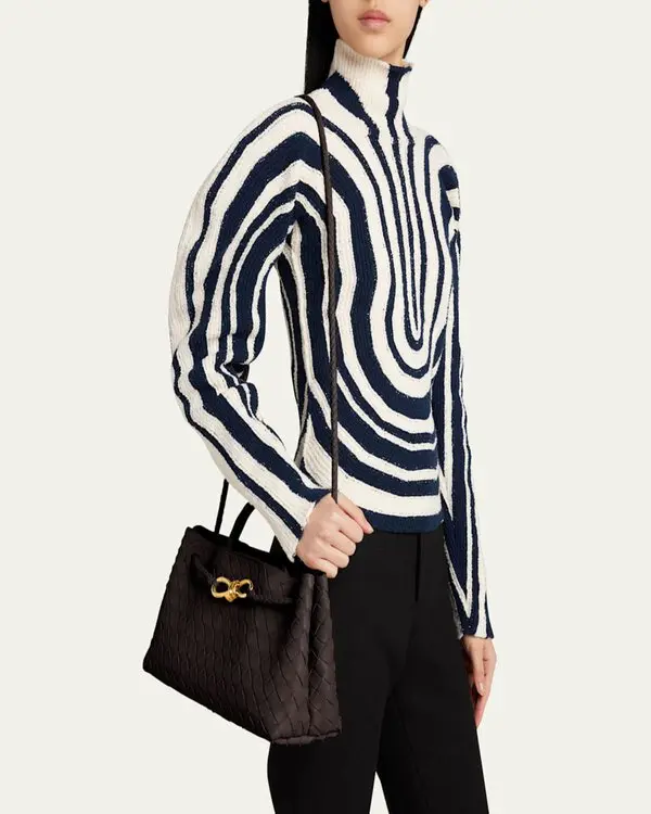 Bottega Veneta Andiamo Shoulder Bag - Fondant