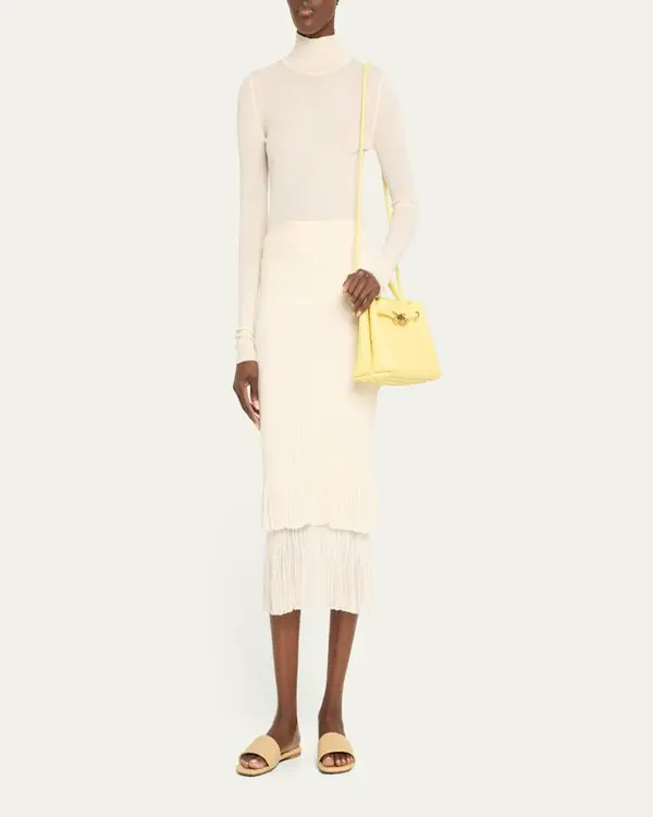 Bottega Veneta Andiamo Shoulder Bag - Fondant
