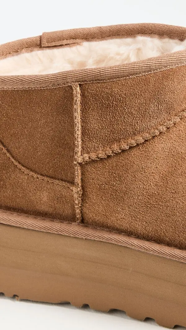UGG Classic Ultra Mini Platform Boots - Chestnut