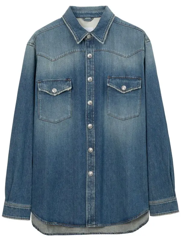 Burberry Long-sleeve Denim Shirt