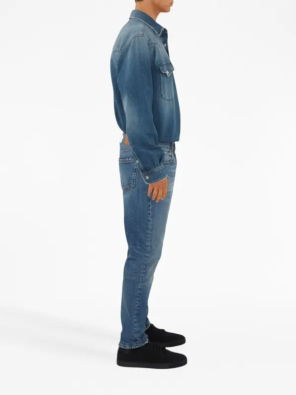 Burberry Long-sleeve Denim Shirt