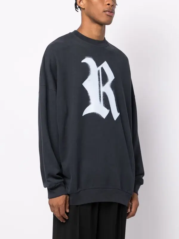 Raf Simons Logo-print Cotton Sweatshirt