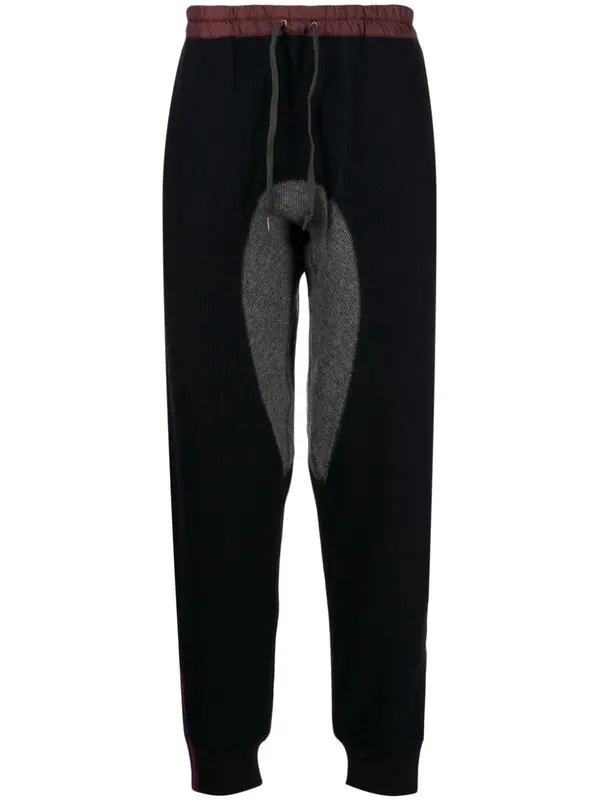 Kolor Drawstring-waistband Knitted Trousers - Grey