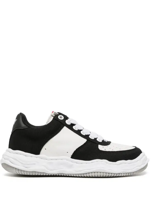 Mihara Yasuhiro Wayne' Canvas Sneakers - Black