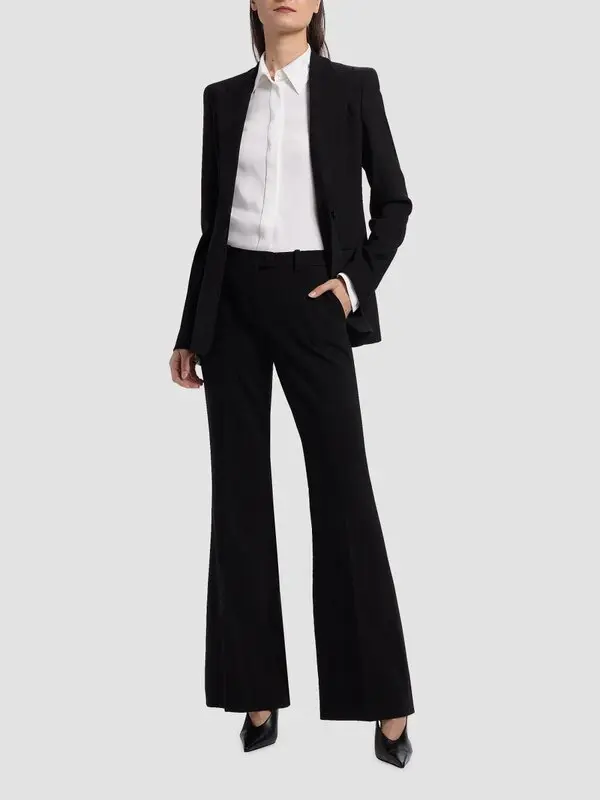 Michael Kors Georgina Pebble Crepe Blazer