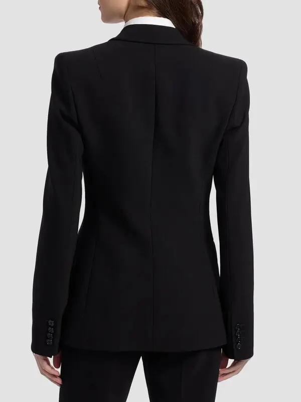 Michael Kors Georgina Pebble Crepe Blazer