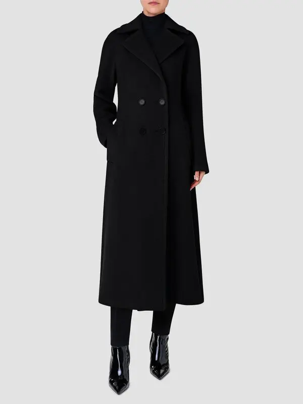 Akris Belted Collar Maxi Coat