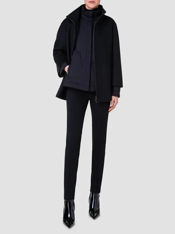 Akris Core Layered Wool-blend Jacket
