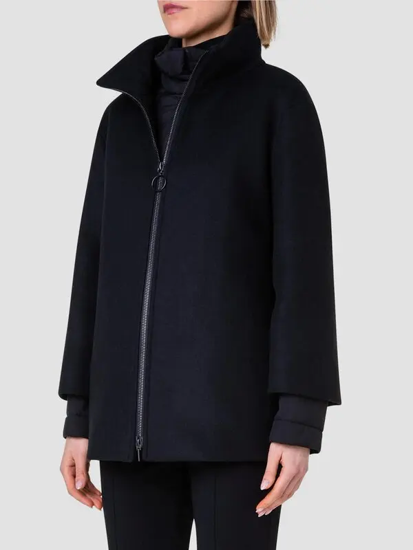 Akris Core Layered Wool-blend Jacket