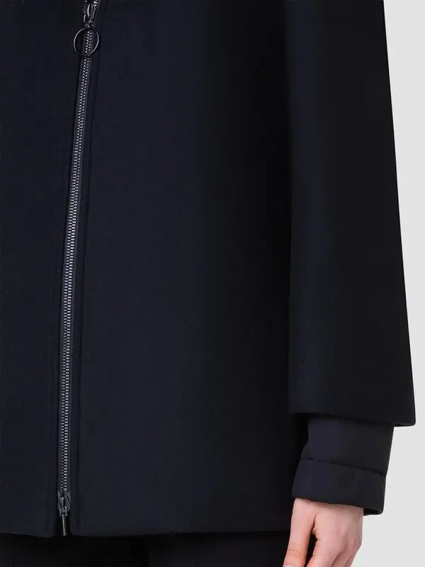 Akris Core Layered Wool-blend Jacket