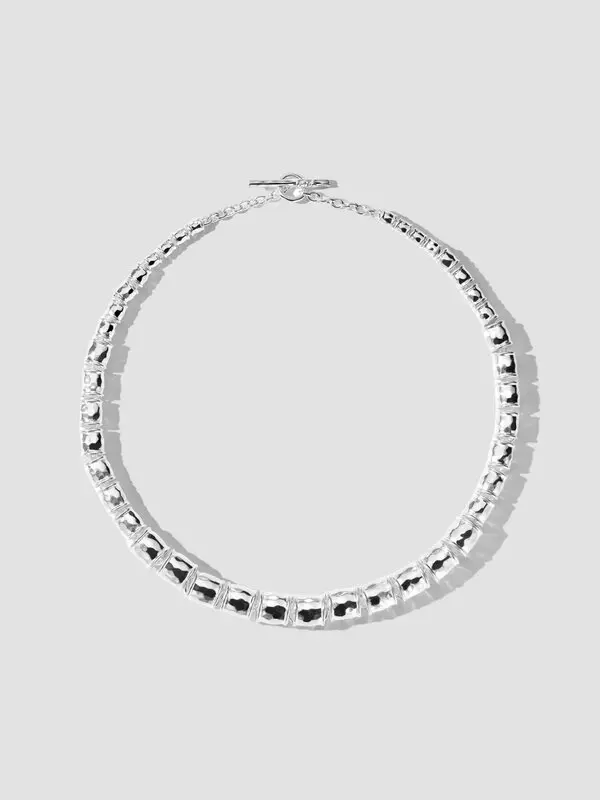 Ippolita Sterling Silver Barrel Bead Necklace