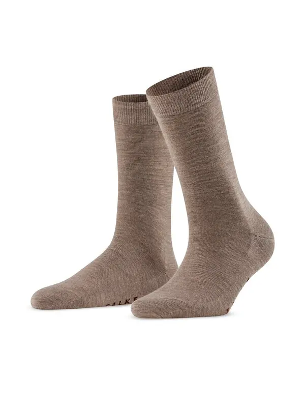 Falke Merino Wool-blend Crew Socks - Pebble