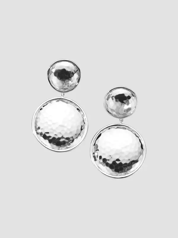 Ippolita Snowman Sterling Silver Disc Drop Earrings - Classico