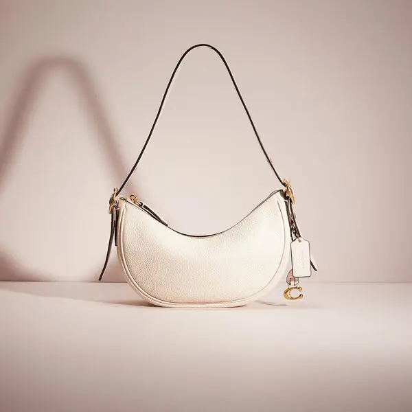 COACH Luna Shoulder Bag - Brass/chalk
