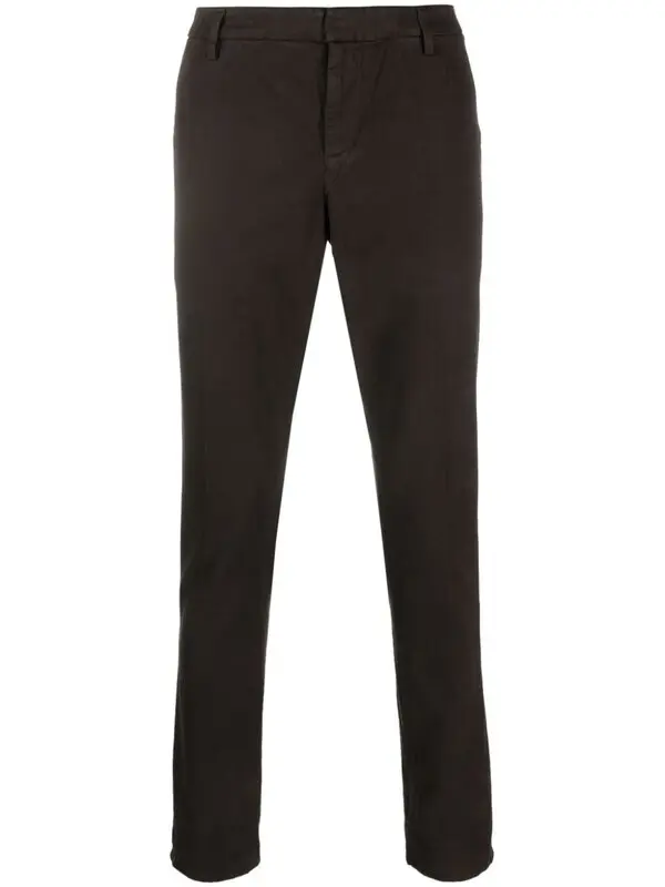DONDUP Straight-leg Chino Trousers - Brown