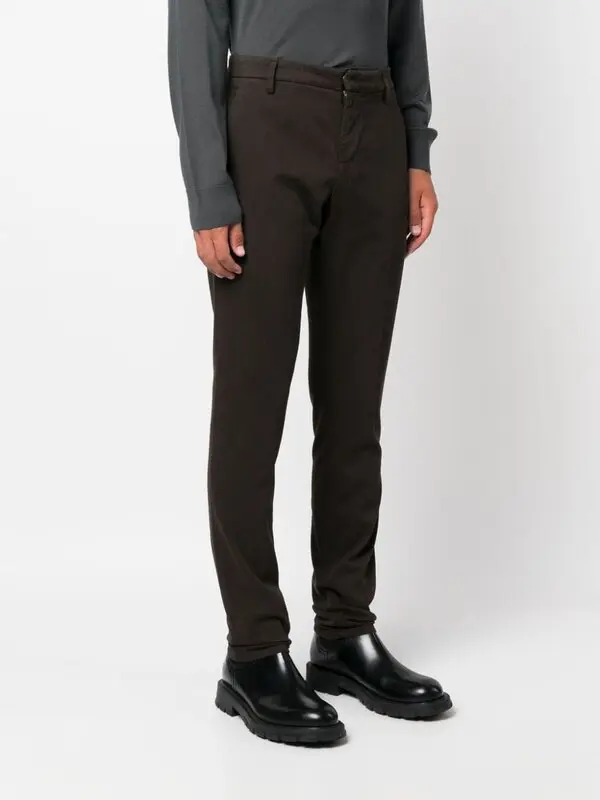 DONDUP Straight-leg Chino Trousers - Brown