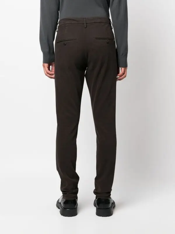 DONDUP Straight-leg Chino Trousers - Brown