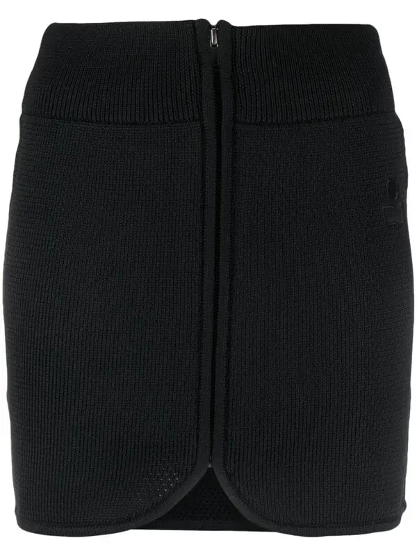 MARANT ETOILE Olgane Miniskirt - Black