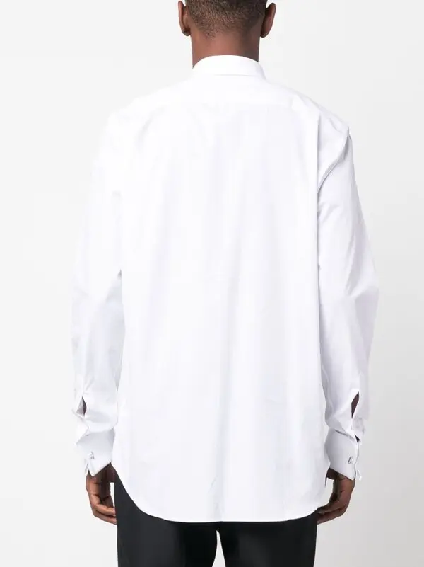 Canali Long-sleeved Cotton Shirt