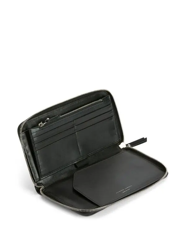 GIUSEPPE ZANOTTI Samuel Continental Wallet - Grey