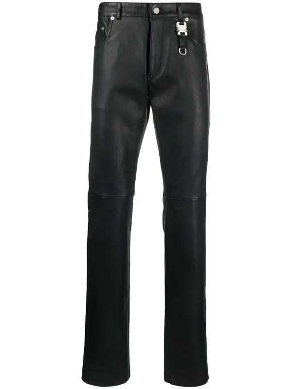 1017 Alyx 9sm Straight-leg Leather Trousers