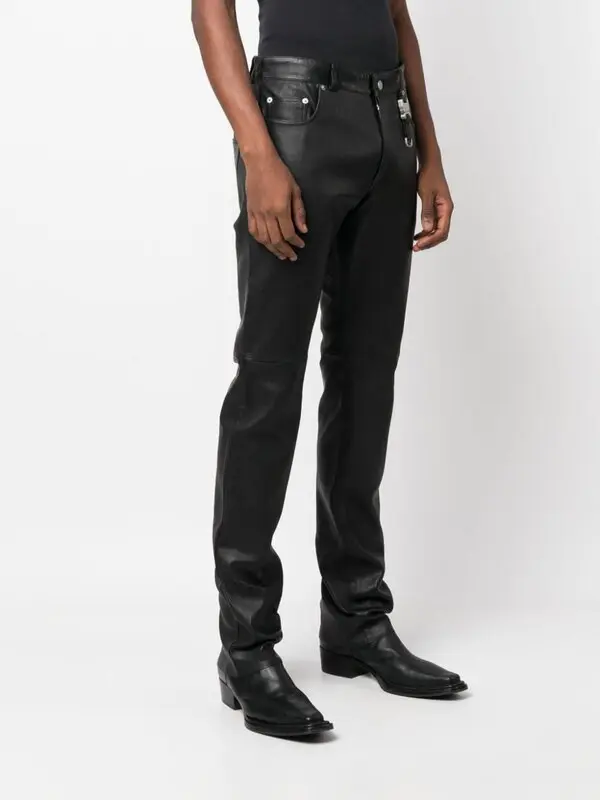 1017 Alyx 9sm Straight-leg Leather Trousers