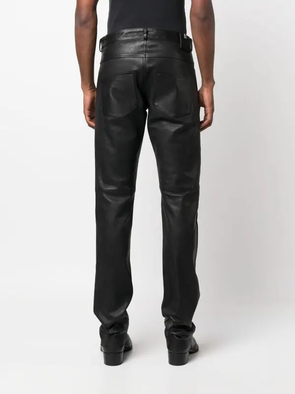 1017 Alyx 9sm Straight-leg Leather Trousers