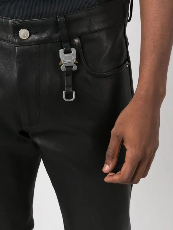 1017 Alyx 9sm Straight-leg Leather Trousers