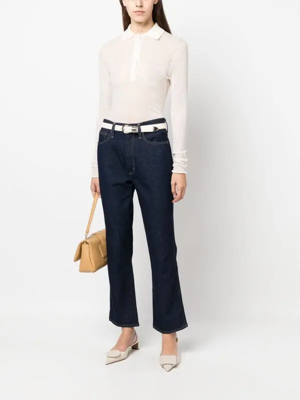 AGOLDE Whisper Mid-rise Flared Jeans - Blue