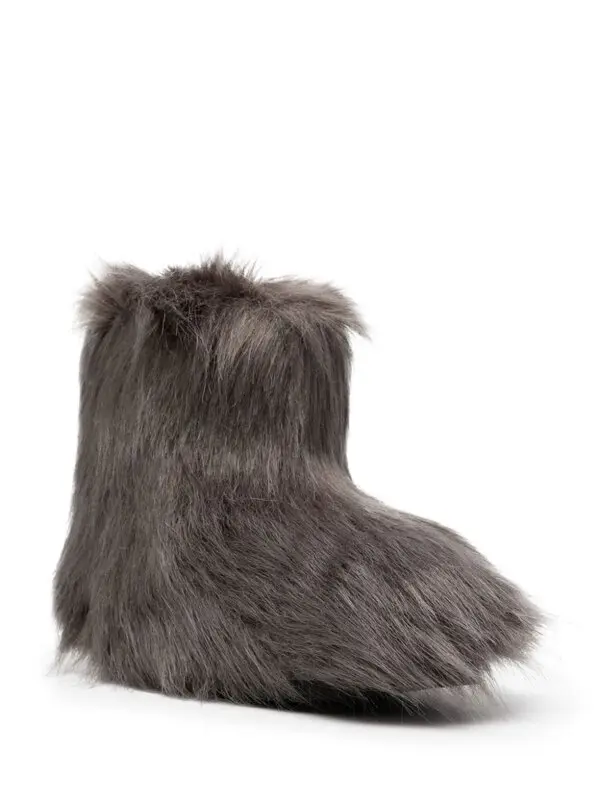 STAND STUDIO Olivia Faux-fur Ankle Boots