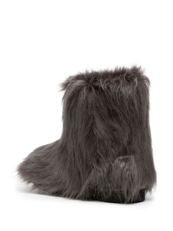 STAND STUDIO Olivia Faux-fur Ankle Boots