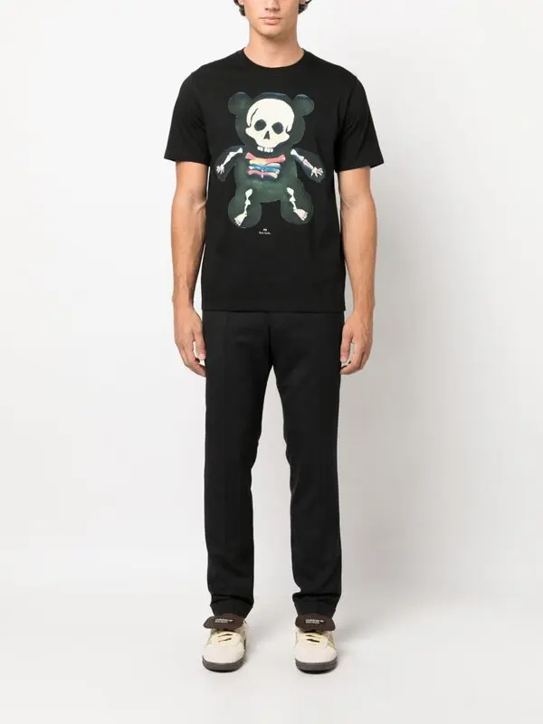 Paul Smith Drawstring Wool Chino Trousers - Black