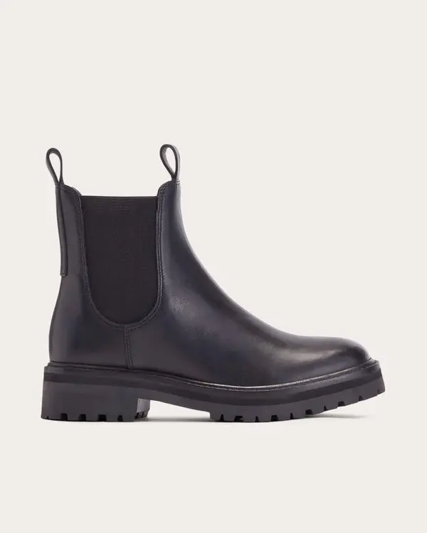 Everlane Lug Chelsea Boot - Black