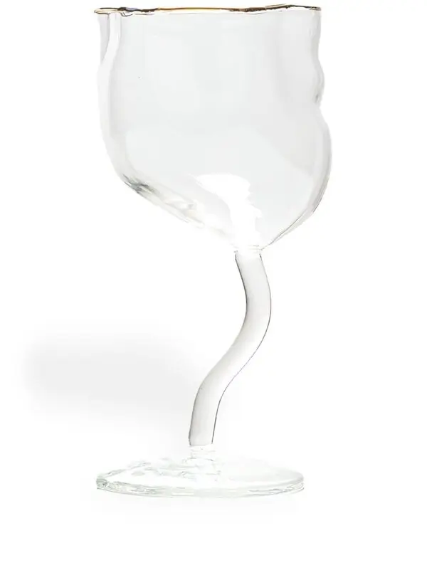 SELETTI Classic On Acid Greca Wine Glass - Neutrals