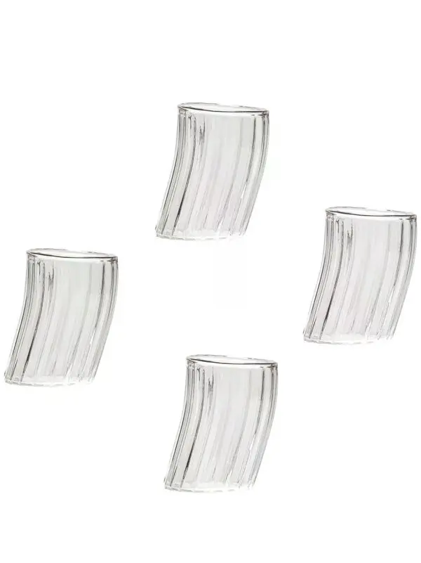 SELETTI X Diesel Classics On Acid Flute Water Glasses - Neutrals