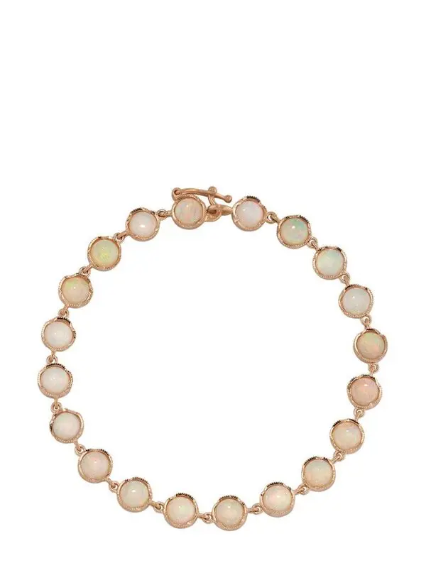 Irene Neuwirth 18kt Rose Gold Opal Bracelet - Pink