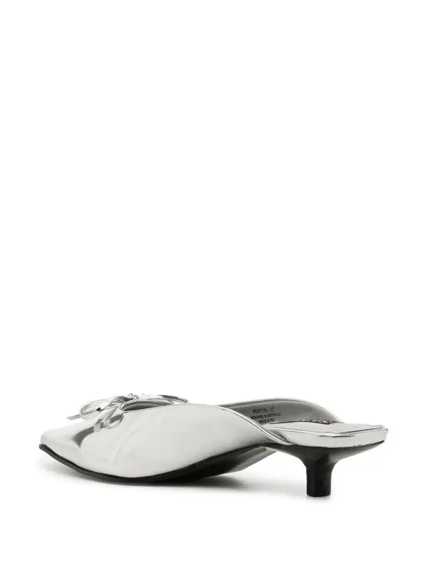 Senso Fenton Ii Patent Leather Mules - Silver