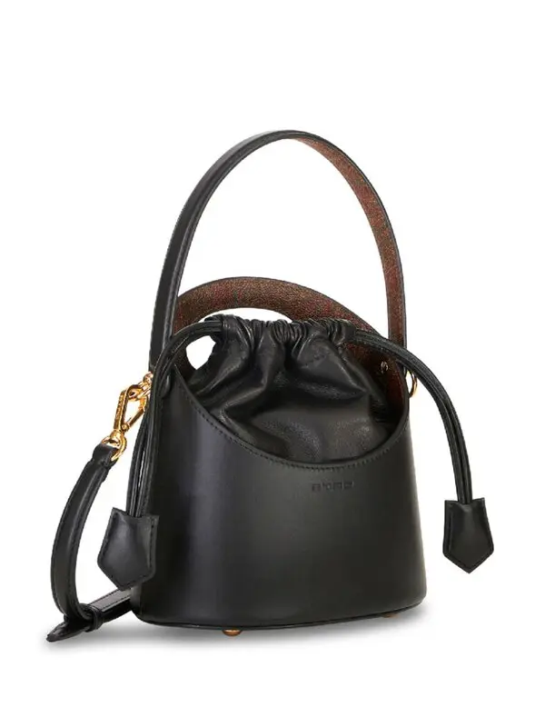 Etro Small Saturno Bucket Bag - Black