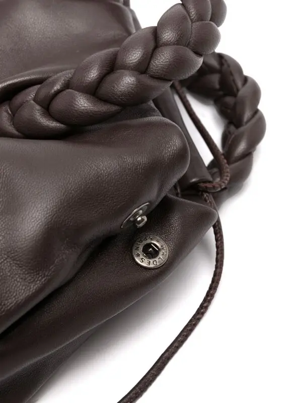 Hereu Small Bombon Leather Tote Bag - Brown