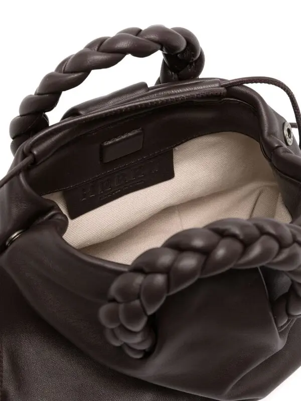 Hereu Small Bombon Leather Tote Bag - Brown