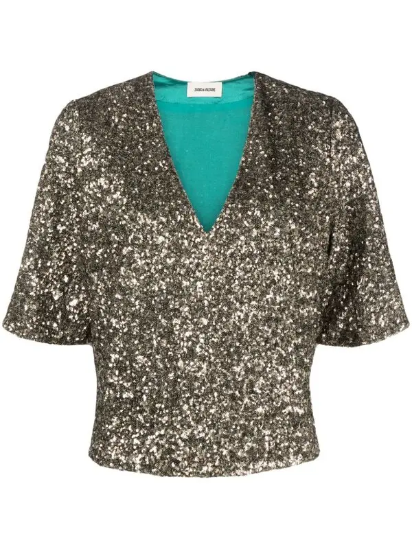 Zadig&Voltaire Sequin-embellished Blouse